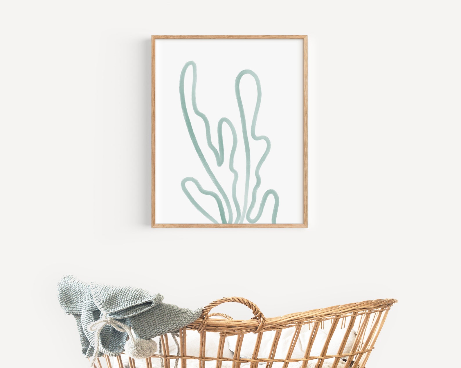 Seaweed Print, PRINTABLE Seaweed Illustrations, Nautical Nursery Prints ...
