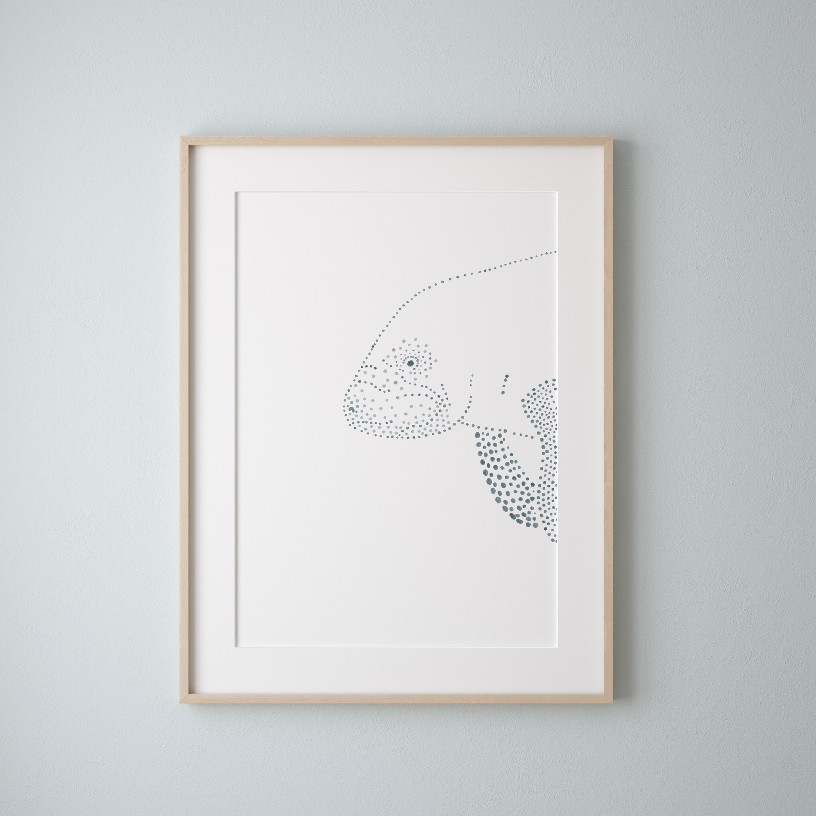 Florida Manatee Printable Wall Art, Modern Coastal Manatee Prints ...