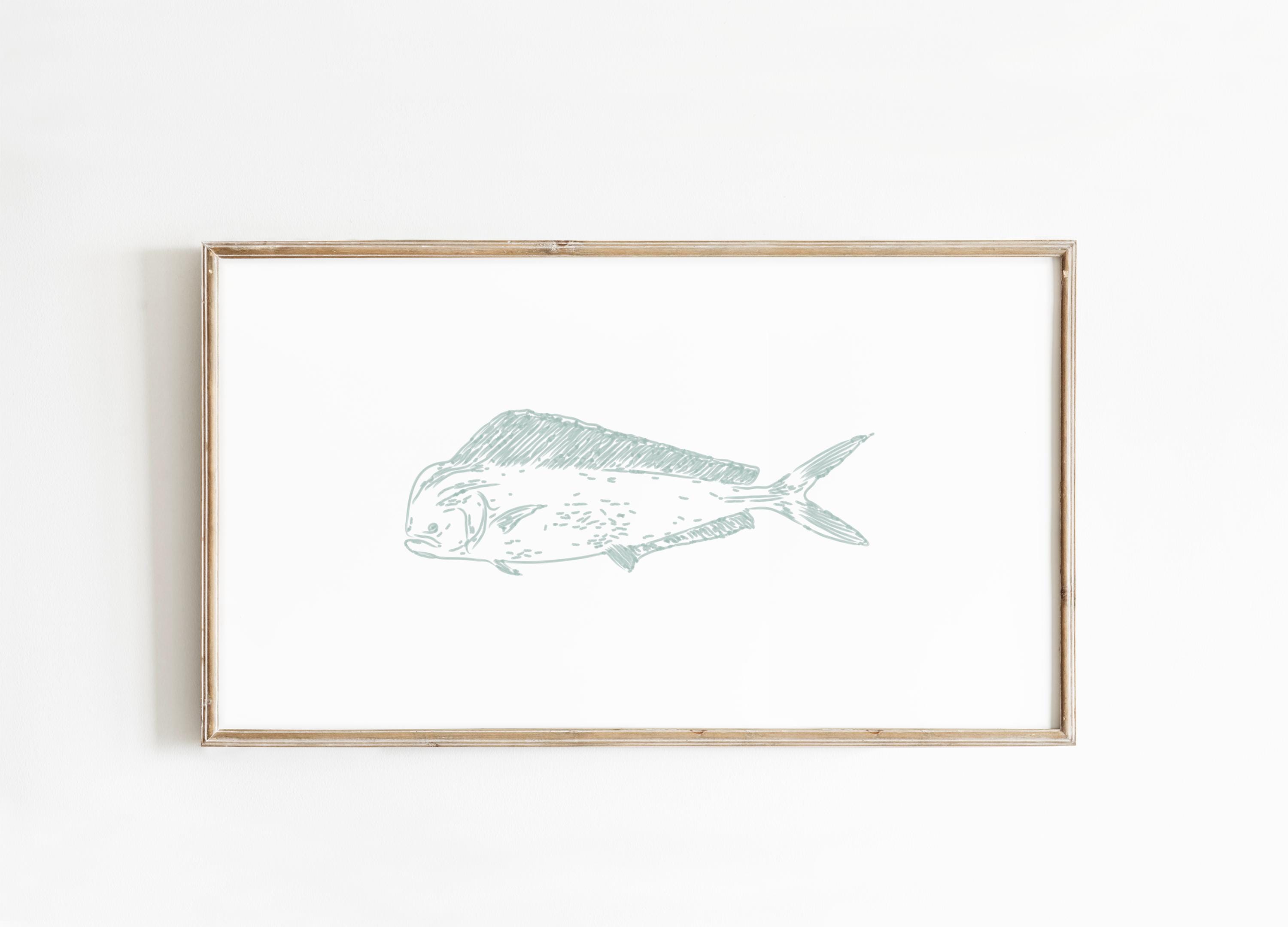 Samsung Frame TV Art BUNDLE, Deep Sea Fish Frame TV Art, Gift for ...