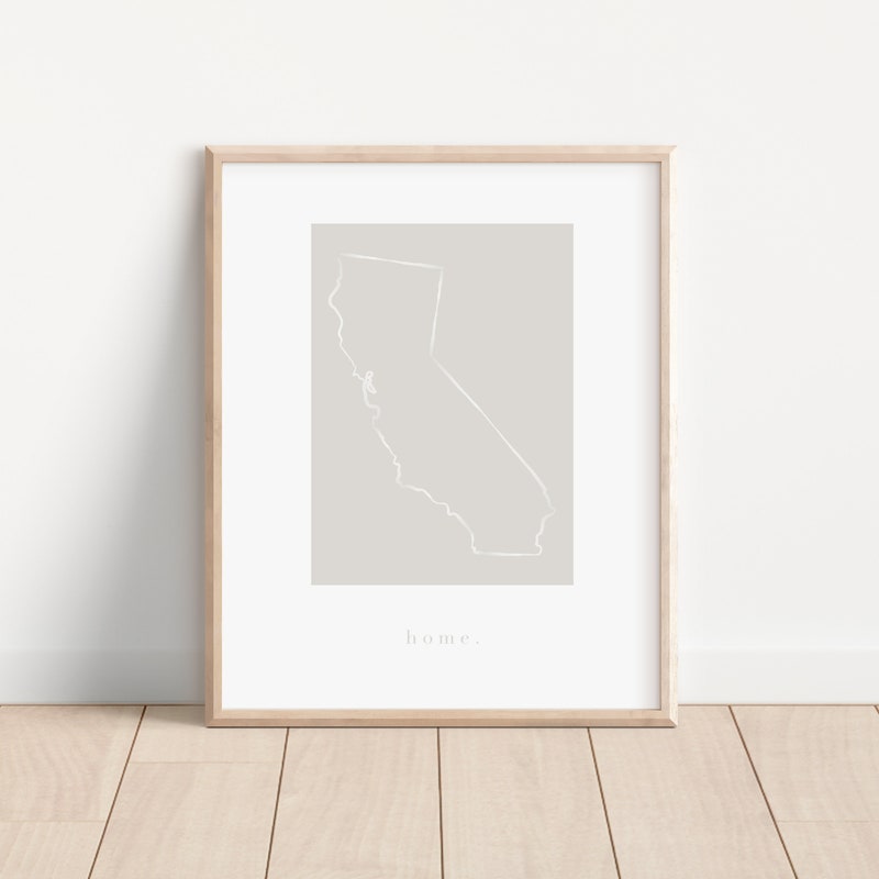 California Map - Etsy