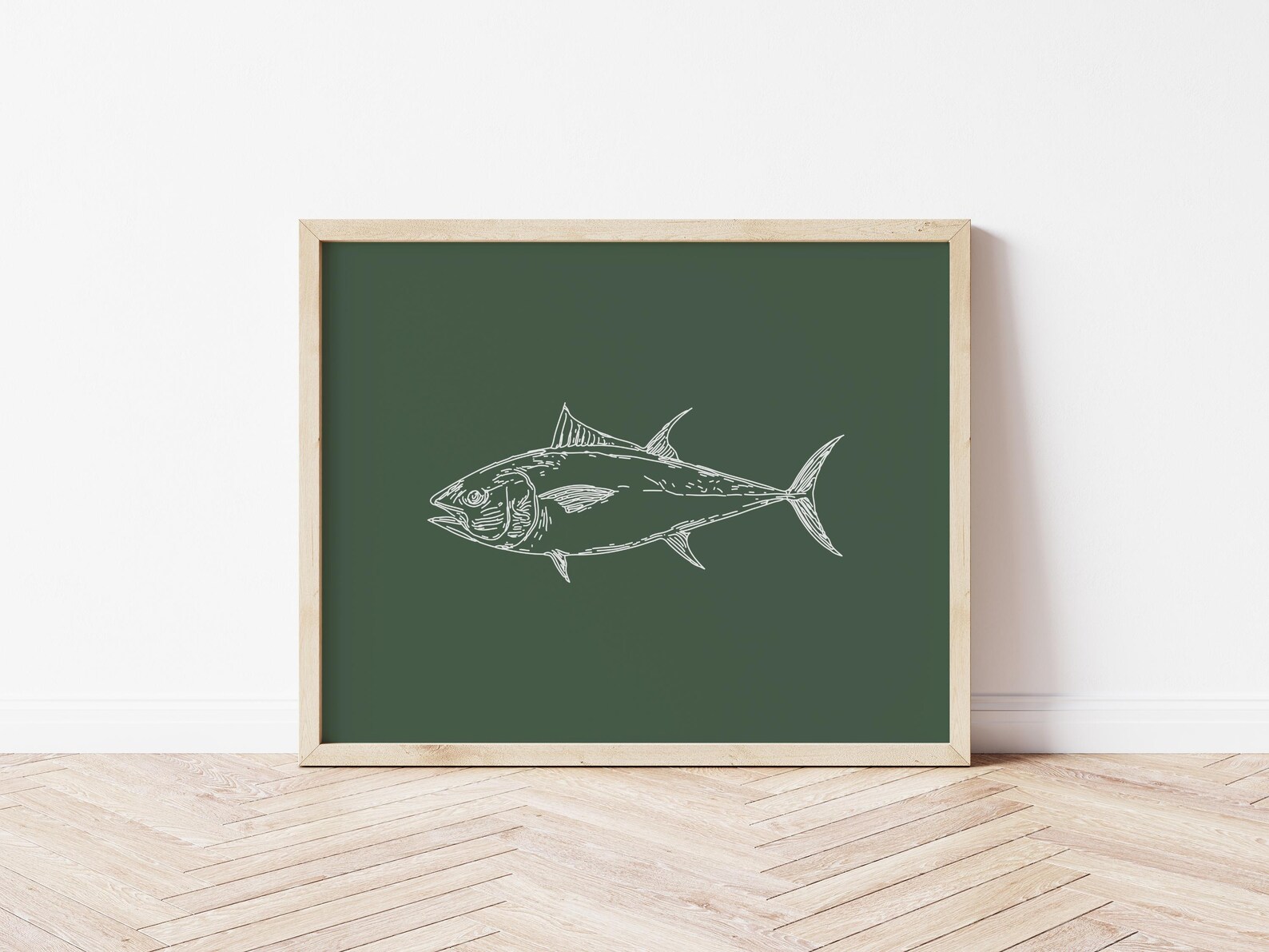 Tuna Wall Art, Tuna Fish Print, Gift for Fishermen, Printable Bluefin ...