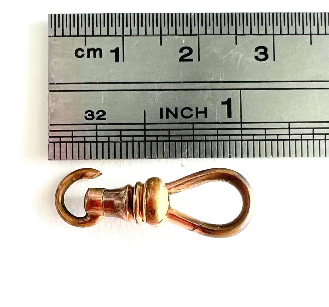 Large Vintage Swivel Clasp Dog Clip Lobster Watch Chain G/F - Etsy