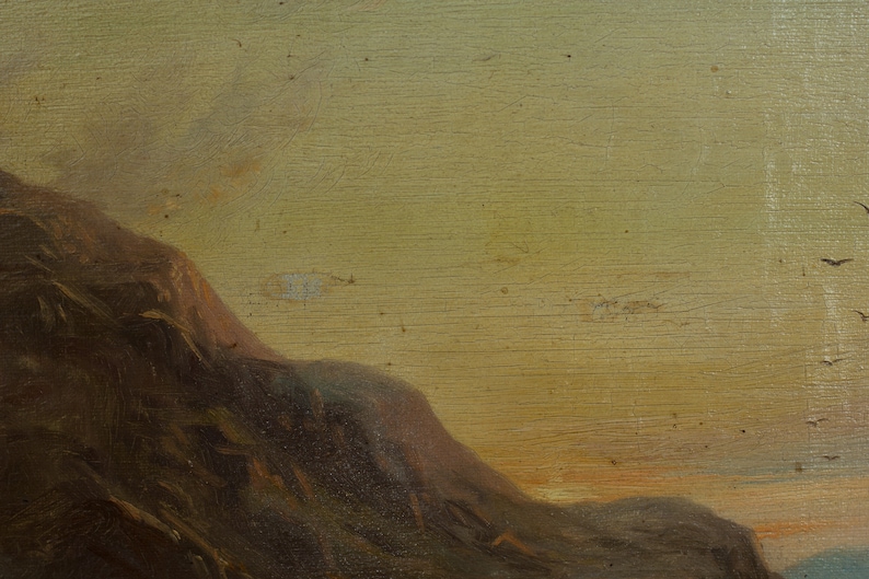 August Becker 1822-1887 Oil Painting - Etsy