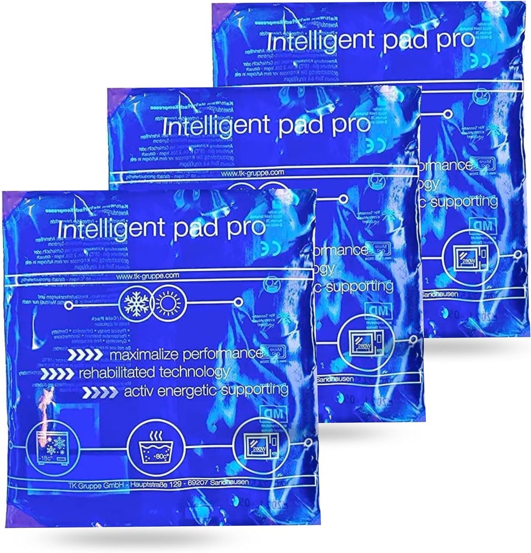 Set of 3 Warm Compresses / Cold Compresses 15 Cm X 15 Cm Compress Gel ...
