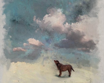 Pet Memorial, Pet Loss, Rainbow Bridge, Pet Sympathy Art, Dog Art ...