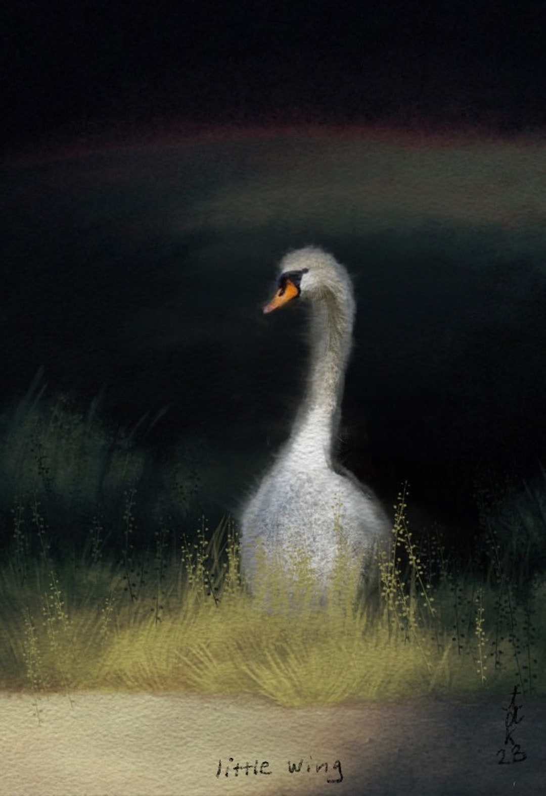 Goose Art Print, Bird Art, Art Print, Geese Art, Goose, Bird Painting ...