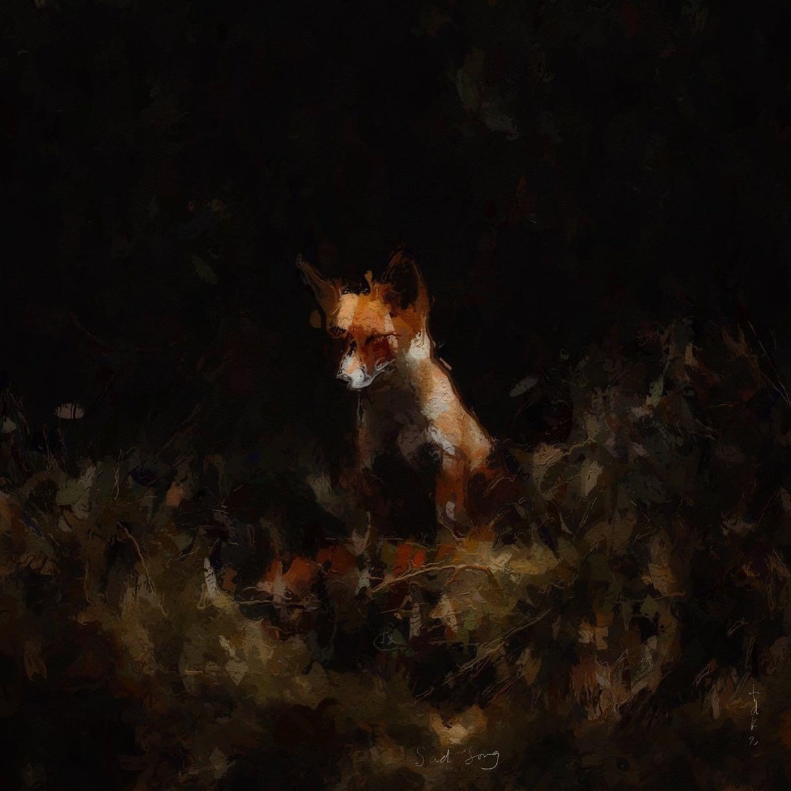 Fox Art Print Fox Art Art Print Wildlife Animal Art Fox - Etsy