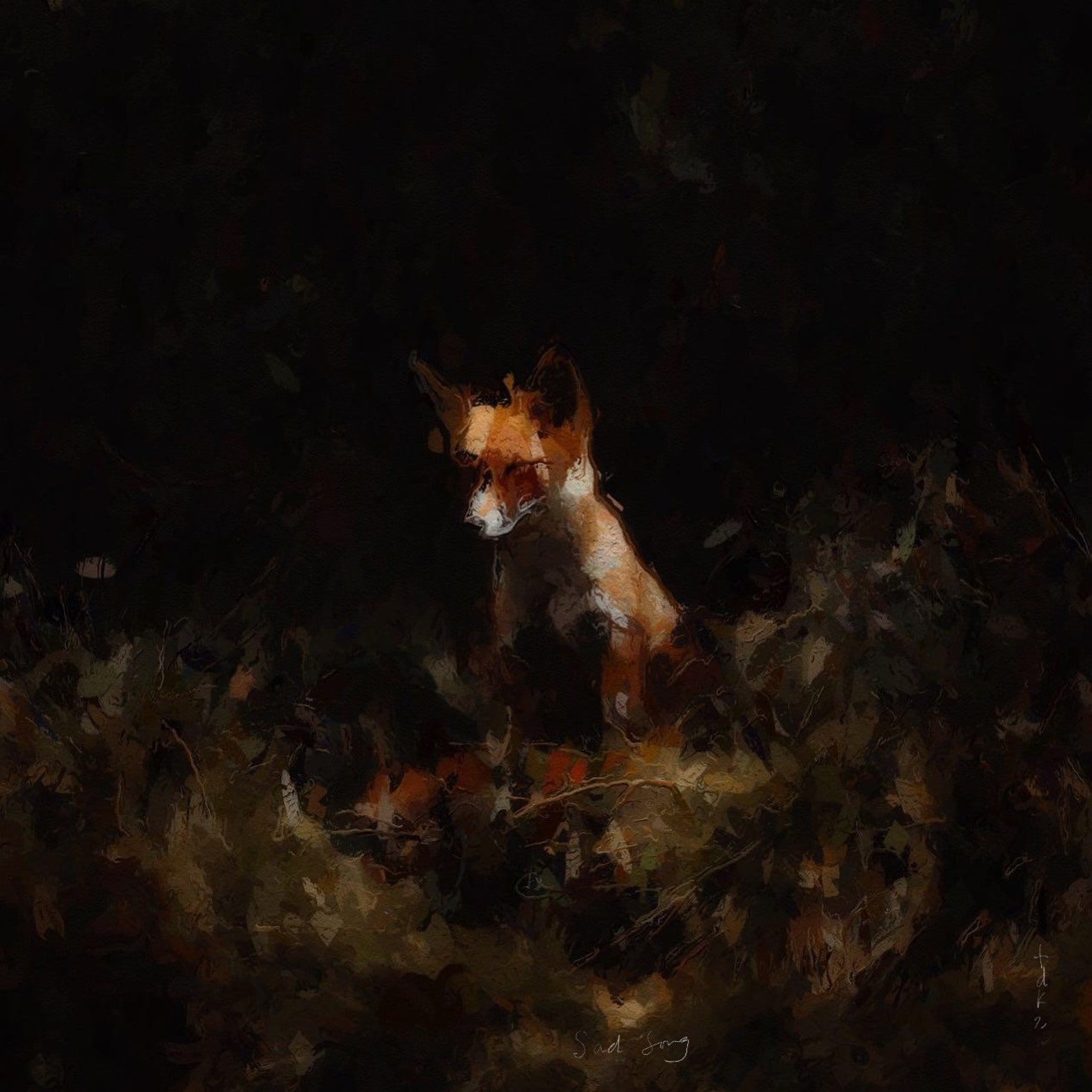 Fox Art Print Fox Art Art Print Wildlife Animal Art Fox - Etsy