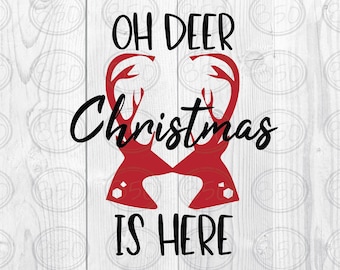 Oh Deer Christmas is Here PNG - Etsy