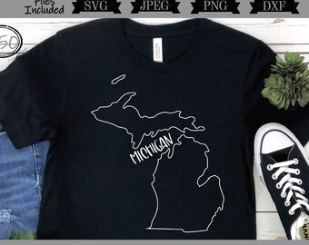 State of Michigan Mitten Decal Design Pack 2 SVG PNG EPS - Etsy