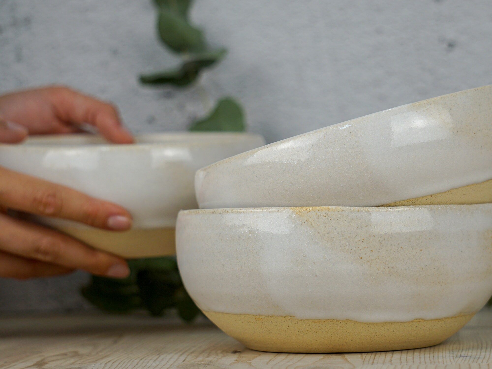Handmade Big Ceramic Bowl or Pottery Serving Bowl - Etsy