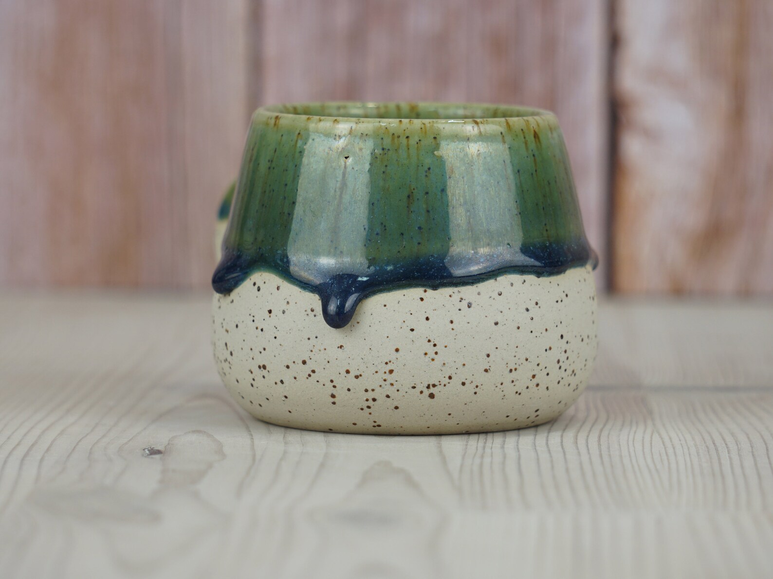 Ceramic Mug Unique Ceramic Green Mug Speckled Stoneware - Etsy