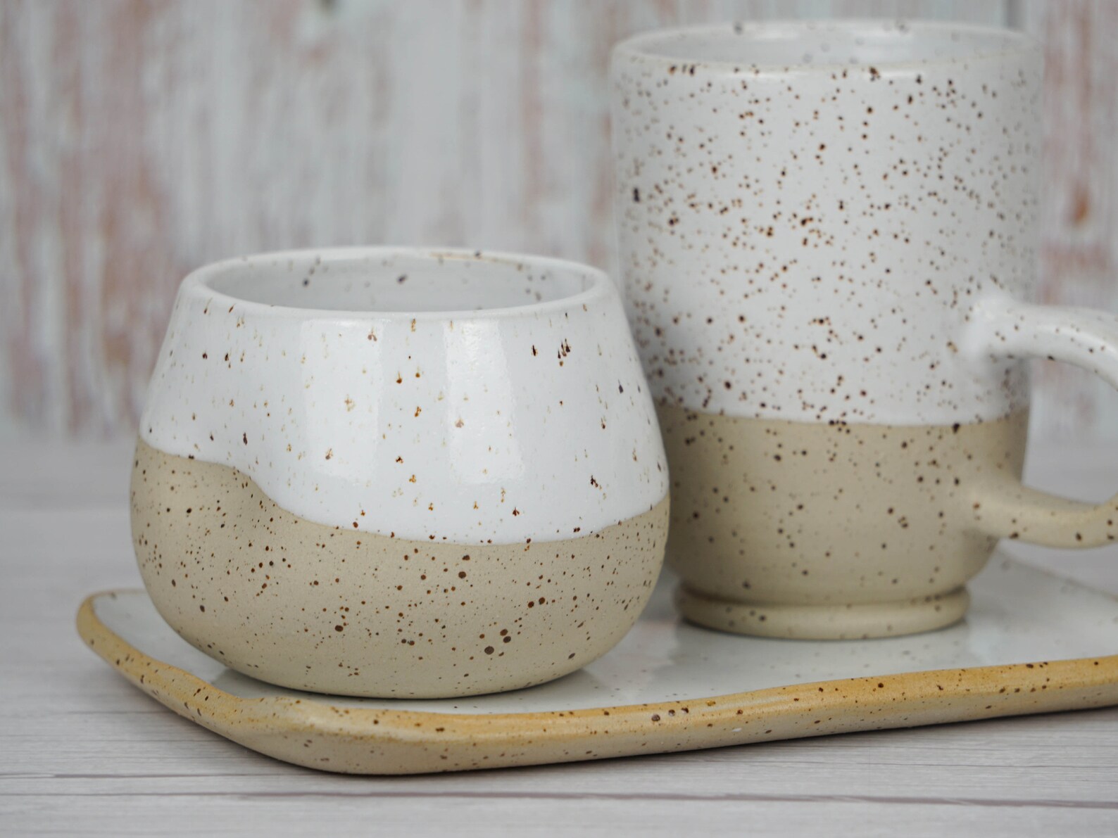 White Thumb Mug Handmade White/beige Coffee Mug Ceramic - Etsy