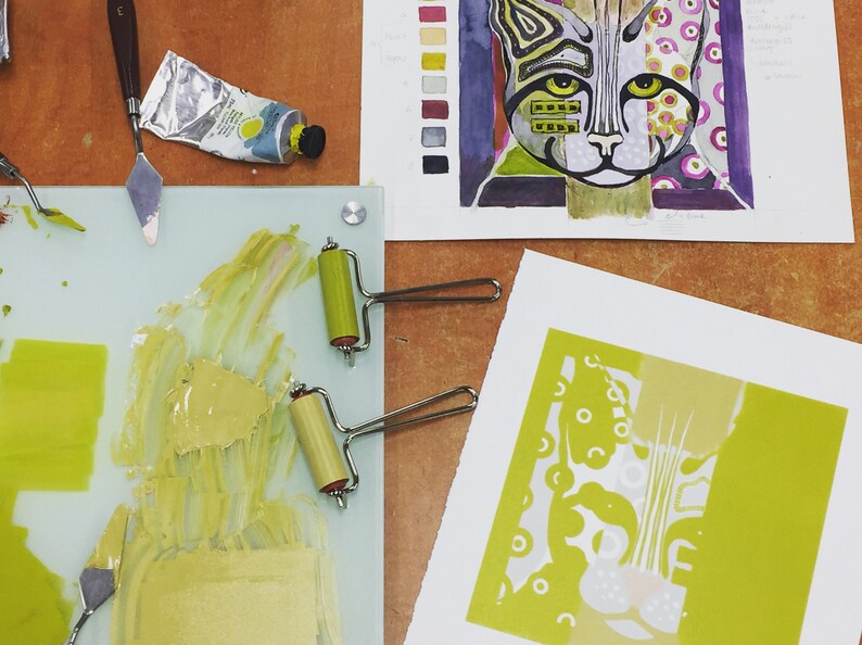 Reductionlino Cat IV | Limited Edition of 12 - Etsy