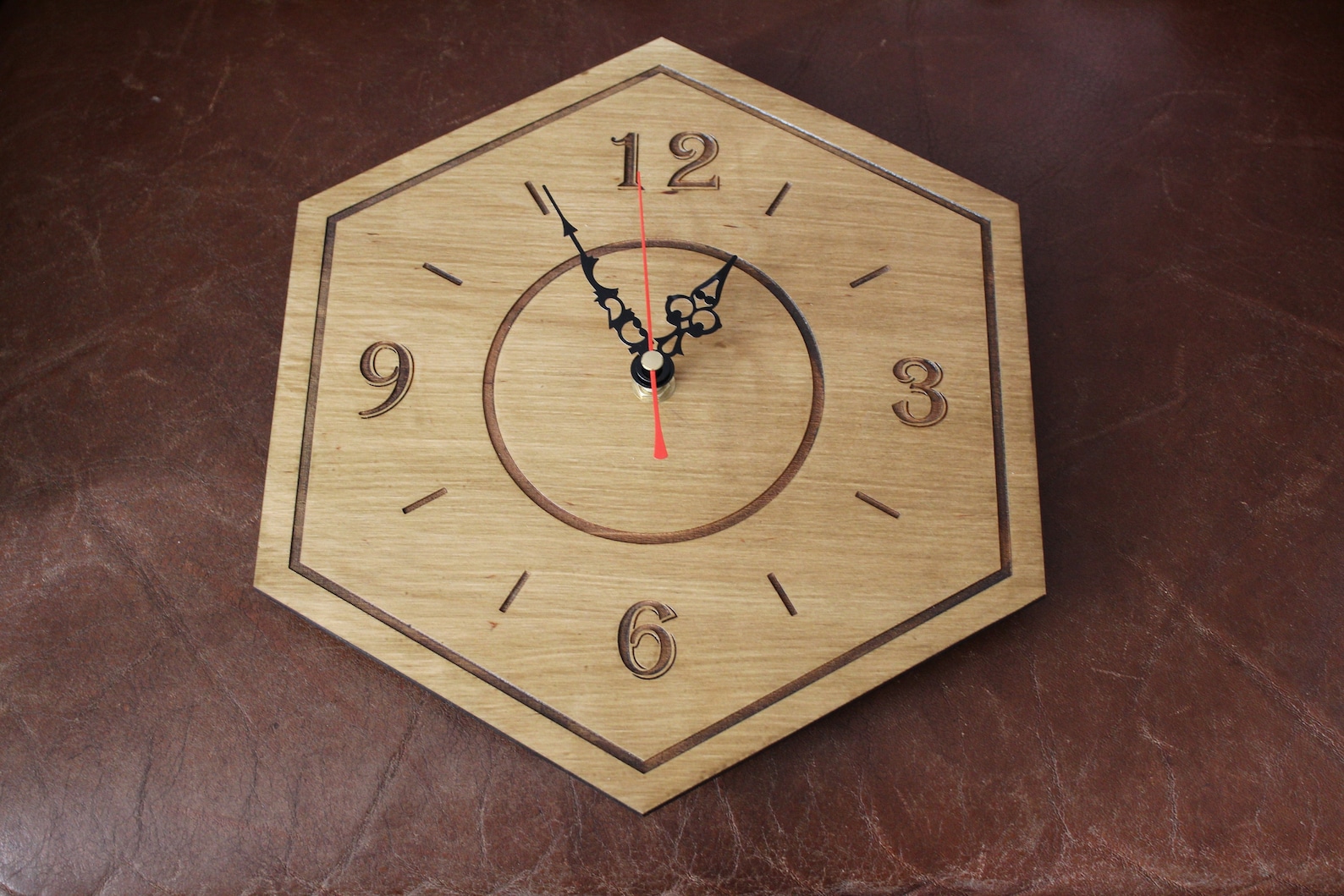 Hexangonal Wall Clock - Etsy