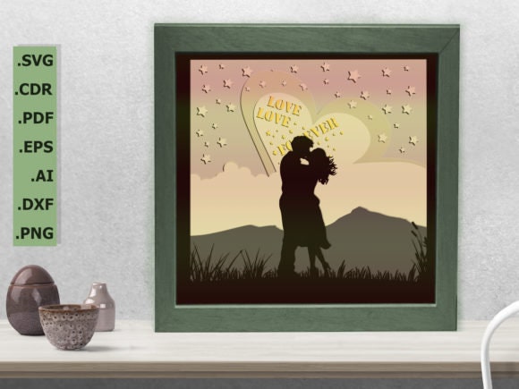 3D Shadow Box Design - Etsy