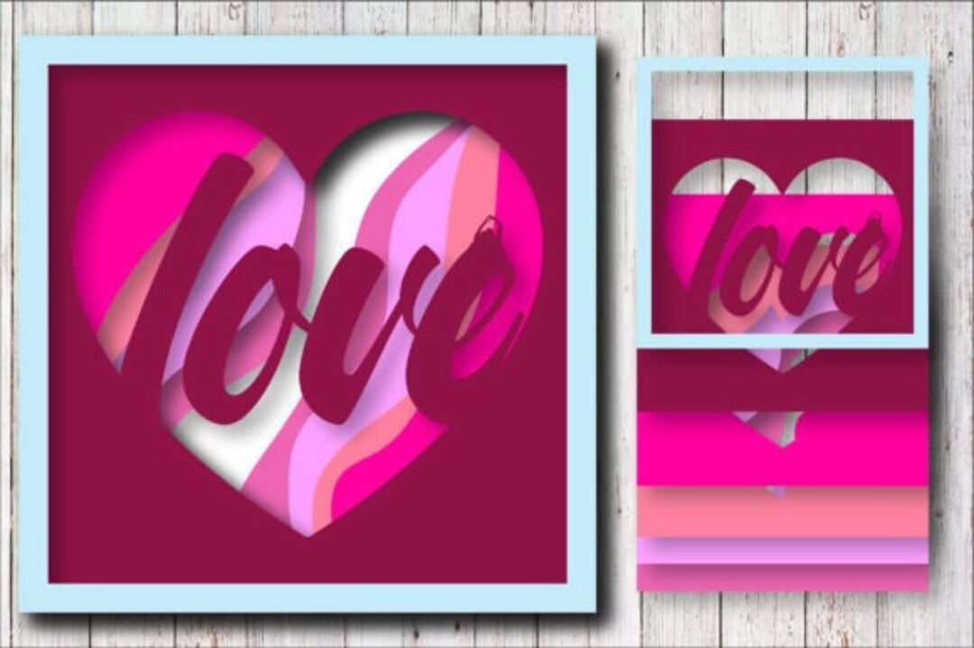 3D Shadow Box Design, Abstract - Etsy