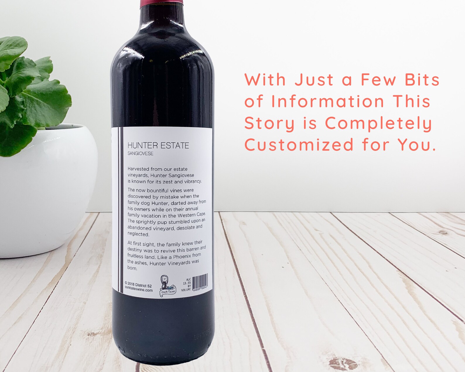 Personalized Dog or Cat Wine Label With Custom Story on the - Etsy