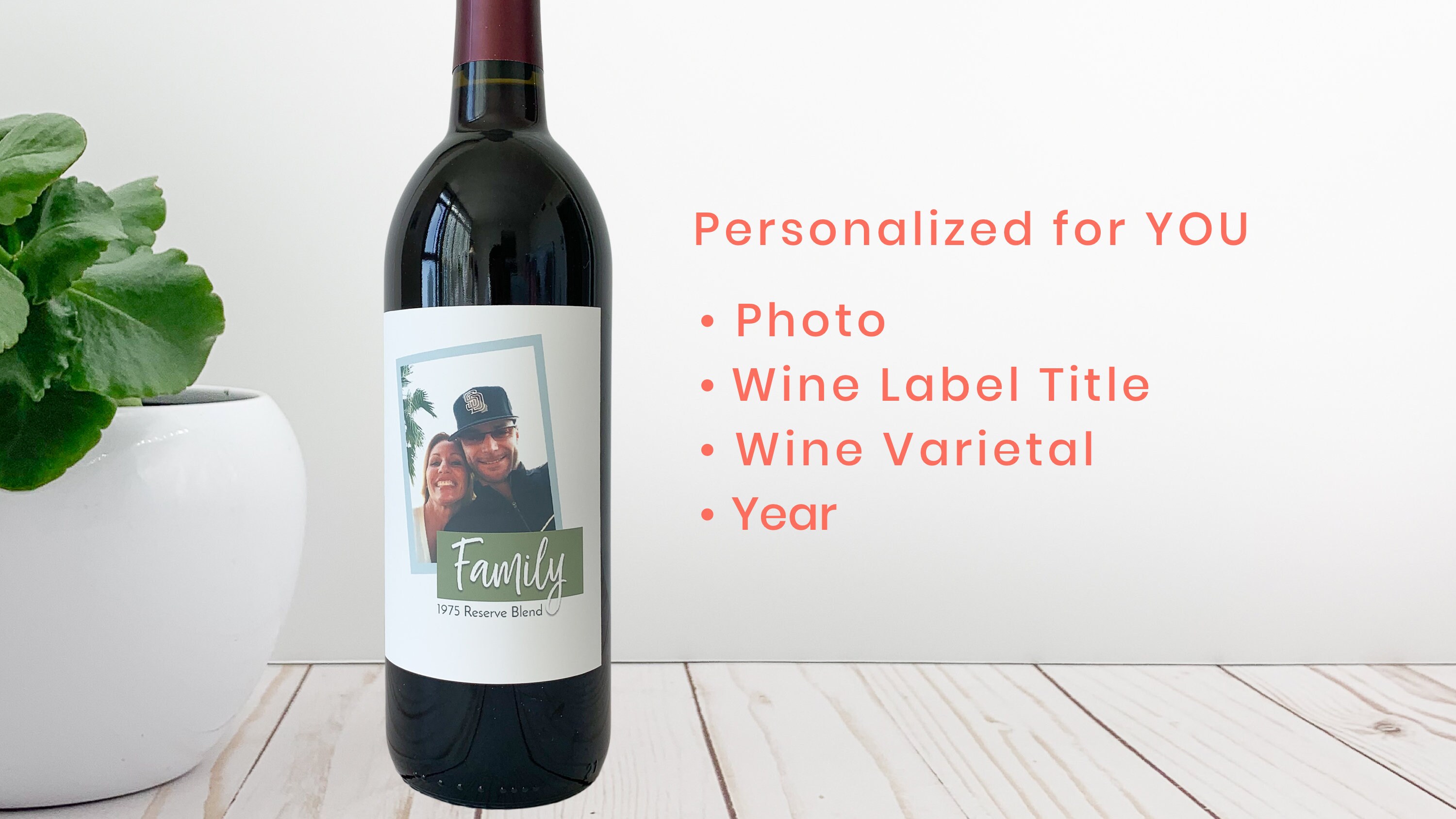 Custom Family Wine Label With Personalized Story Unique Gift - Etsy