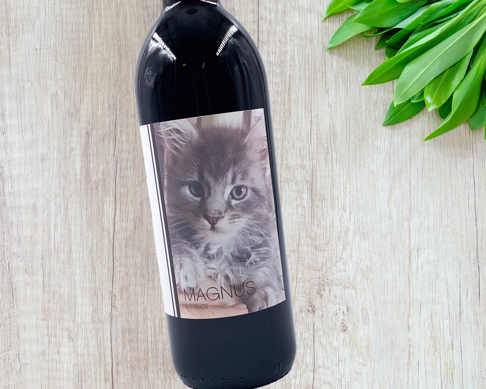 Personalized Dog or Cat Wine Label With Custom Story on the - Etsy
