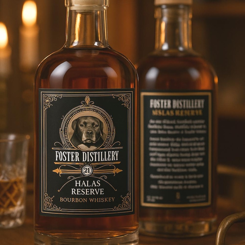 Custom Bourbon Dad Label - Etsy