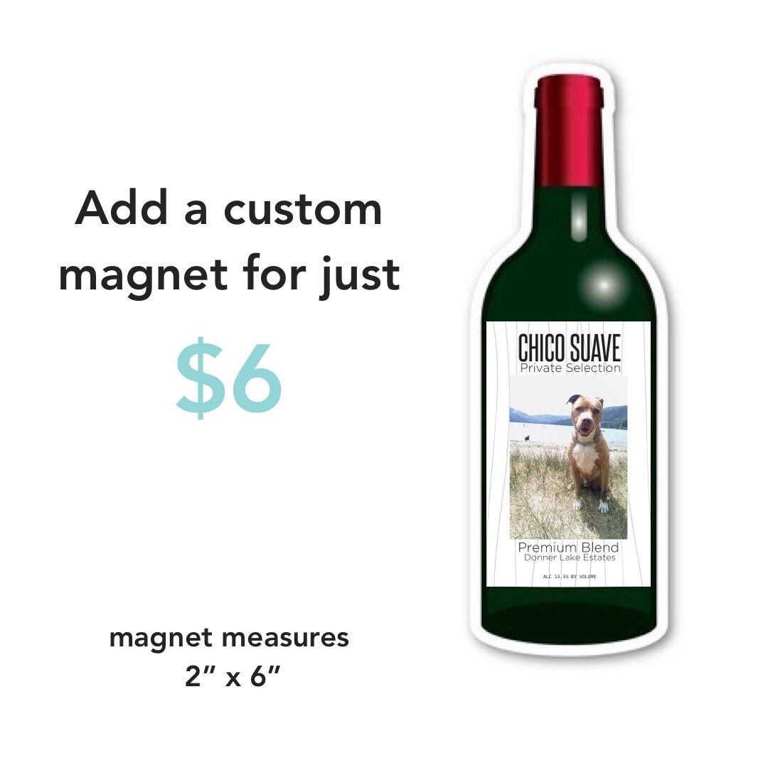 Custom Wine Label With Personalized Story Custom Pet Gift - Etsy
