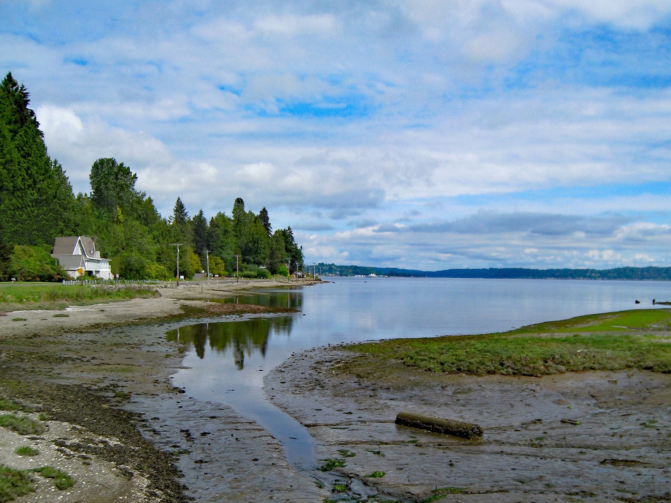 SEASIDE LIFE Salish Sea, Pretty Tidal Scene, Beach Cottage, Seashore ...