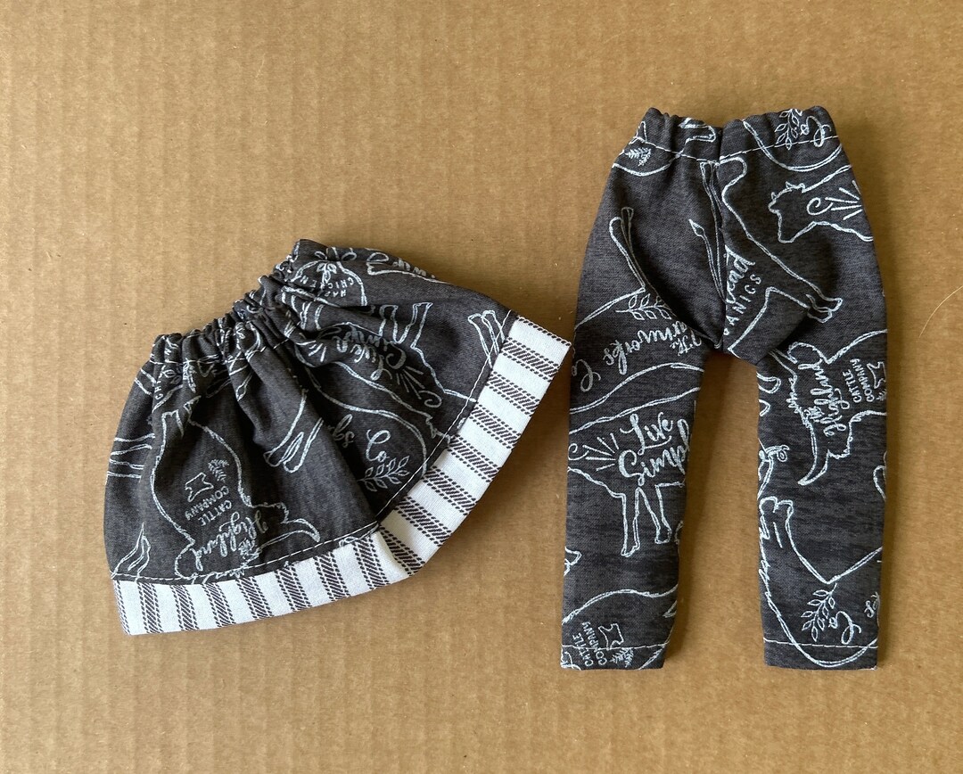 Elf Pants Elf Skirt Animals on the Farm Elf Clothes - Etsy