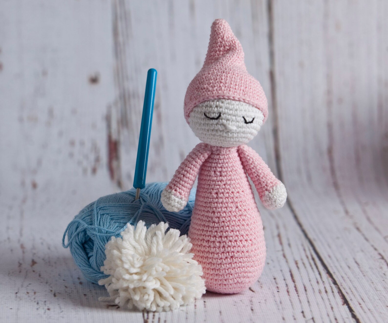 Sleepy Cuddly, Birthday, Baptism, One Year Old, First Gift, Crochet ...