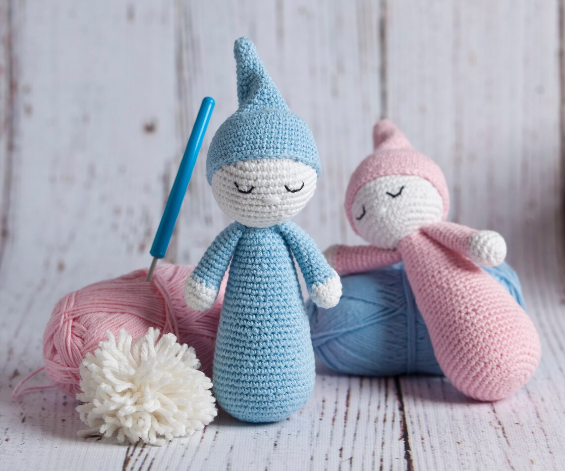 Sleepy Cuddly, Birthday, Baptism, One Year Old, First Gift, Crochet ...