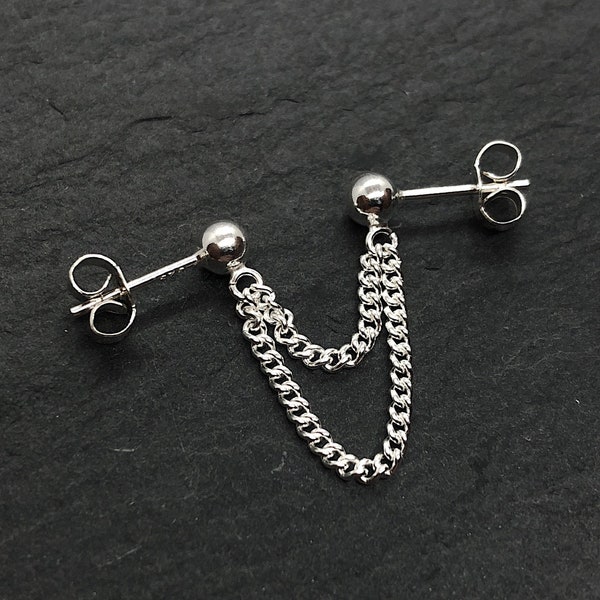 Connected Earrings - Etsy