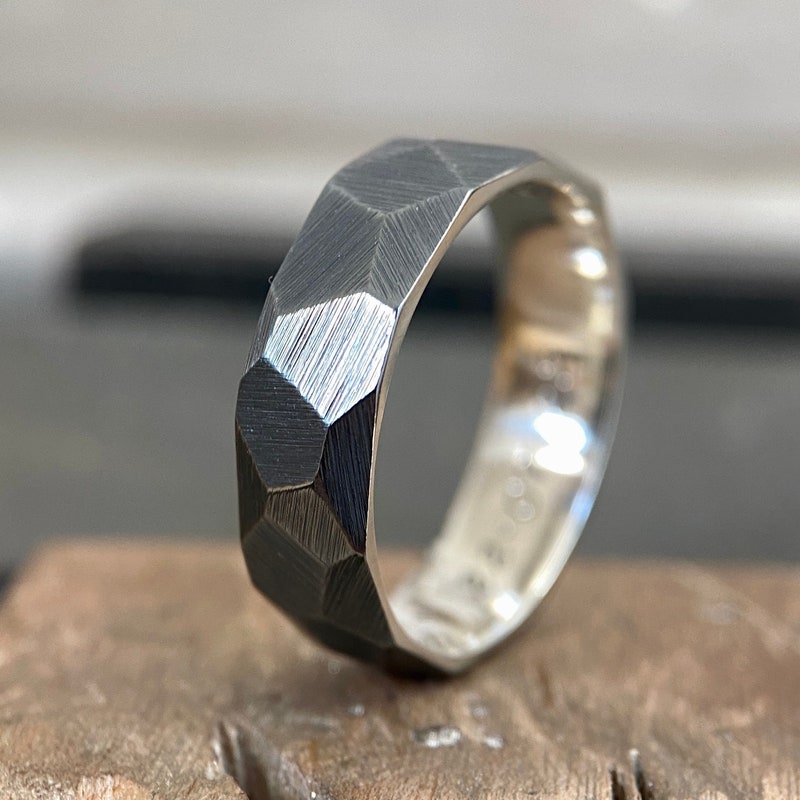 Rough Texture Ring - Etsy