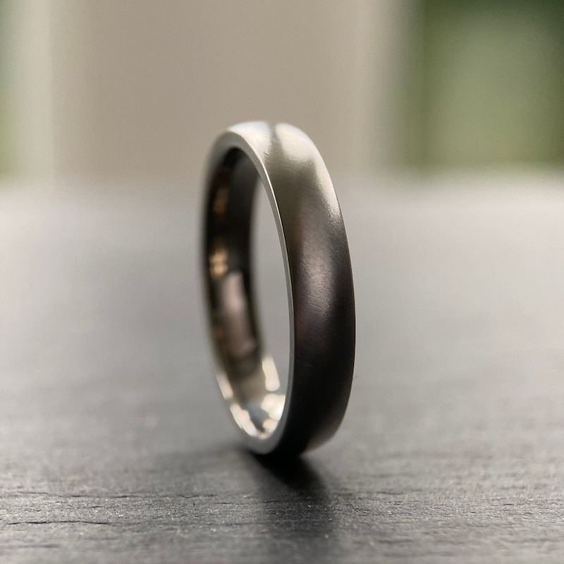Matte Wedding Ring - Etsy UK