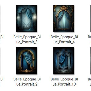 24 Unique Digital Background From Belle Epoque for Compositing With ...