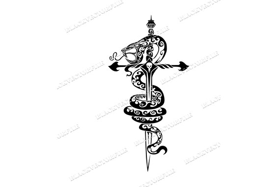 Dagger Svg Png and Jpeg Eps Files Instant Download Dagger | Etsy