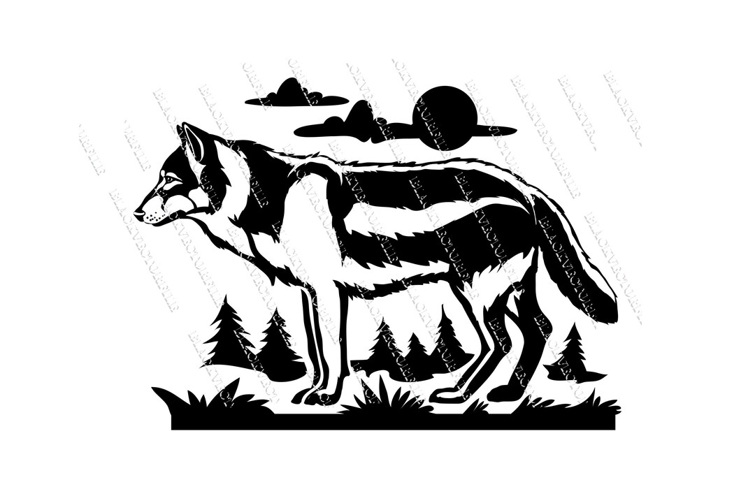 Grey Wolf Svg, Png and Jpeg, Eps Files, Instant Download, Grey Wolf ...