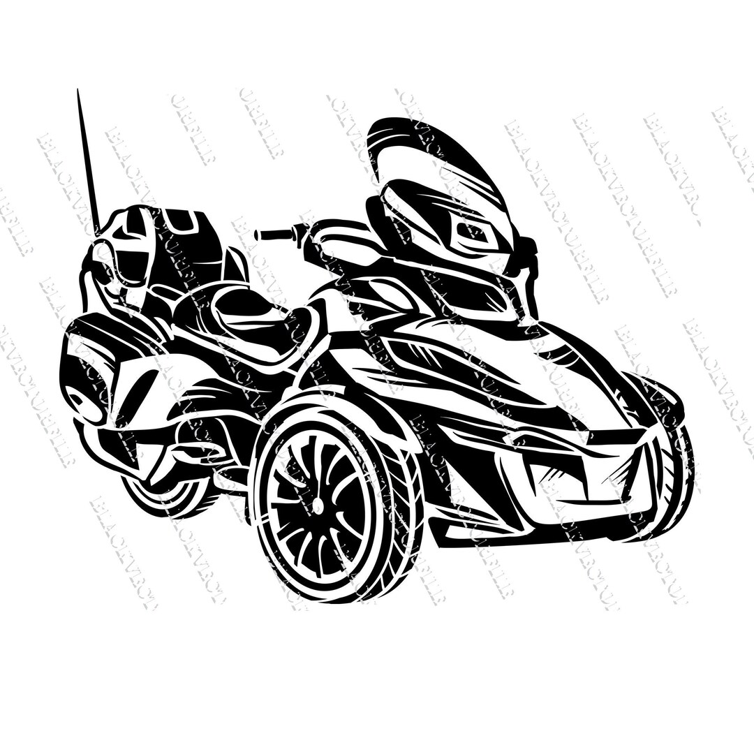 3-wheel Vehicles Svg, Png, Jpeg, Eps, Dxf Files, Instant Download ...