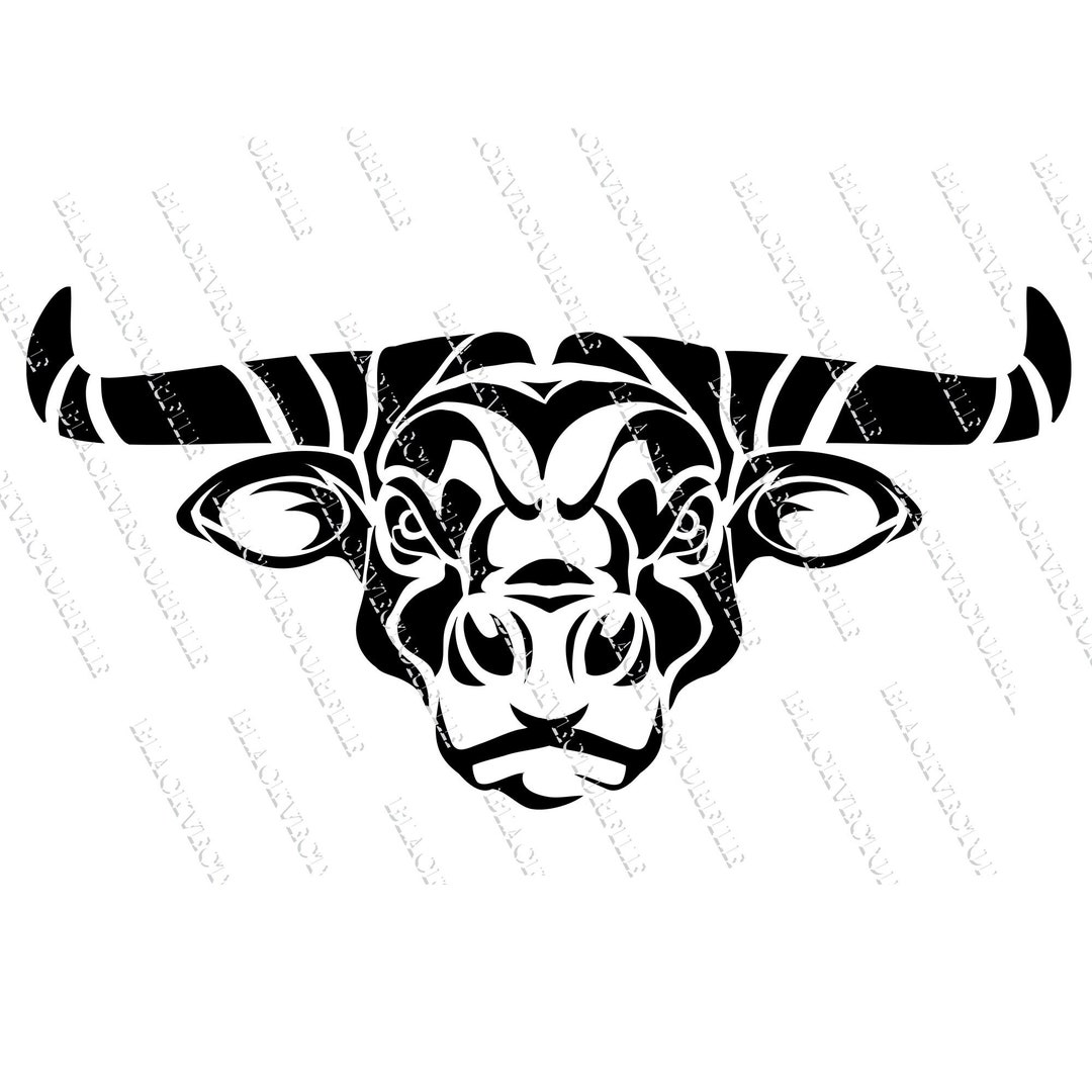 Buffalo Head Svg, Png, Jpeg, Eps, Dxf Files, Instant Download,vector ...