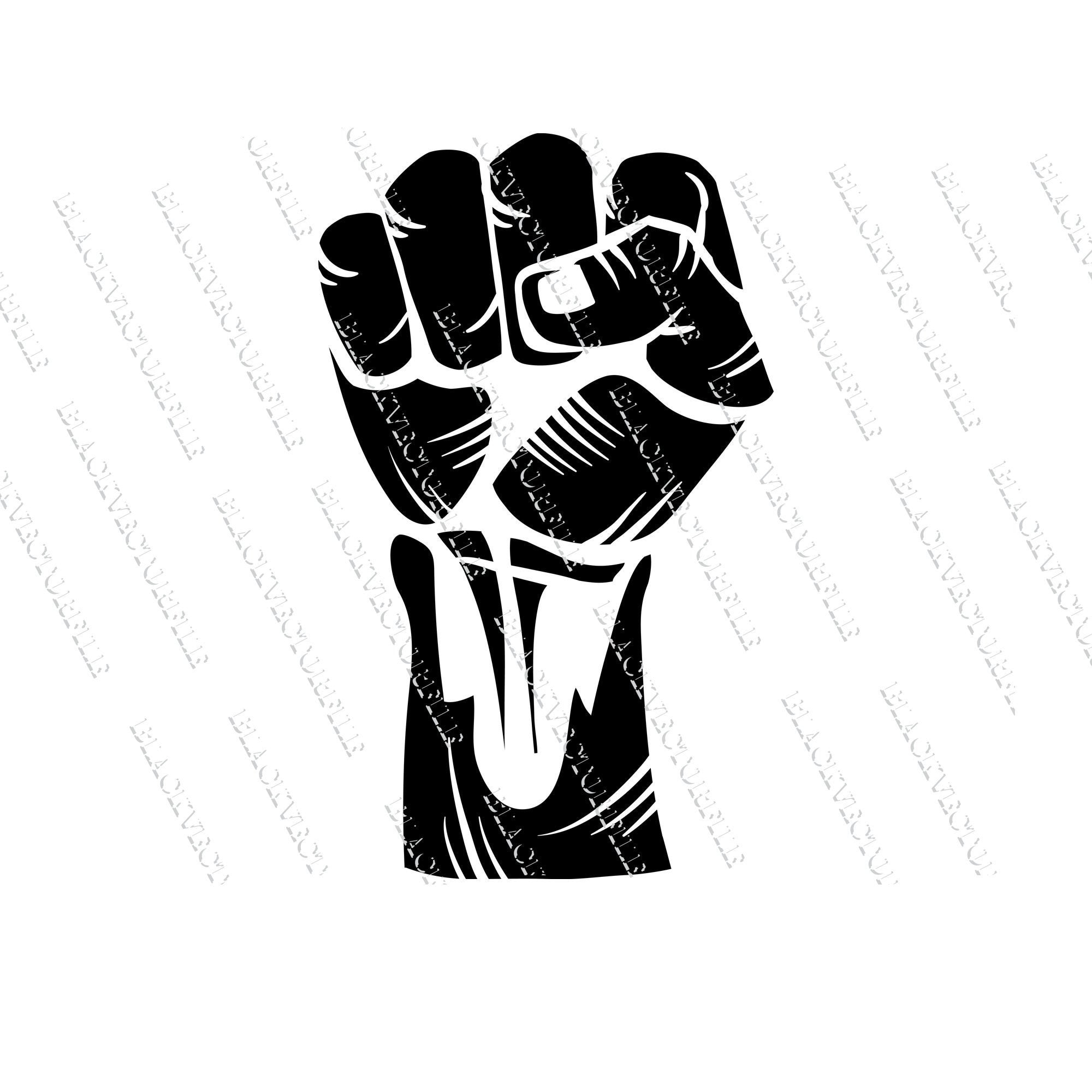 Fist Protest Svg, Png and Jpeg, Eps, Dxf Files, Instant Download ...