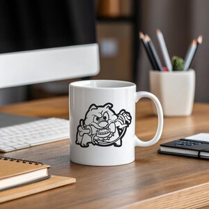 Angry Dog Svg, Png and Jpeg, Eps, Dxf Files, Instant Download, Vector ...