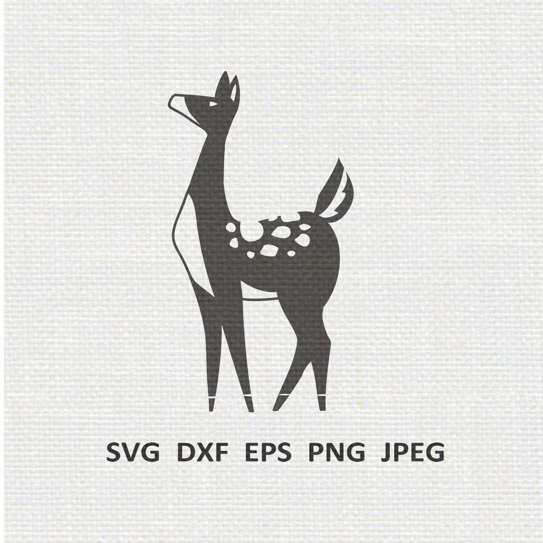 Hirsch Svg, Png und Jpeg, Eps, Dxf-Dateien, Instant Download, Vektor ...