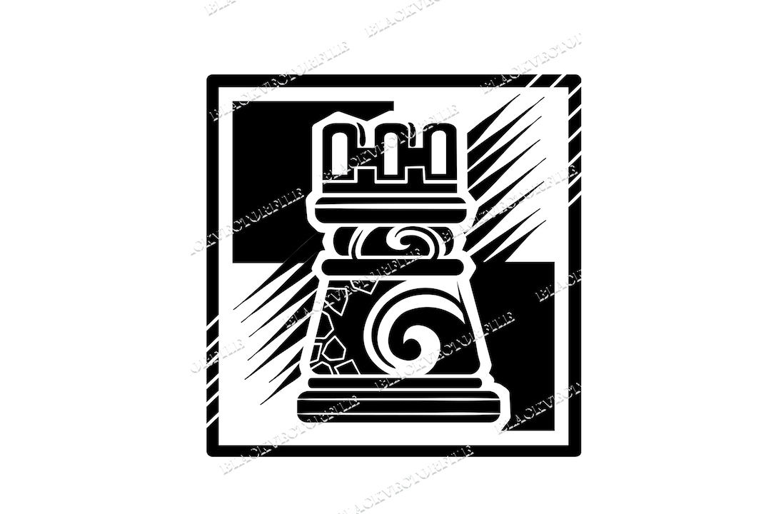 Chess Rook Svg, Png and Jpeg, Eps Files, Instant Download, Chess Rook ...