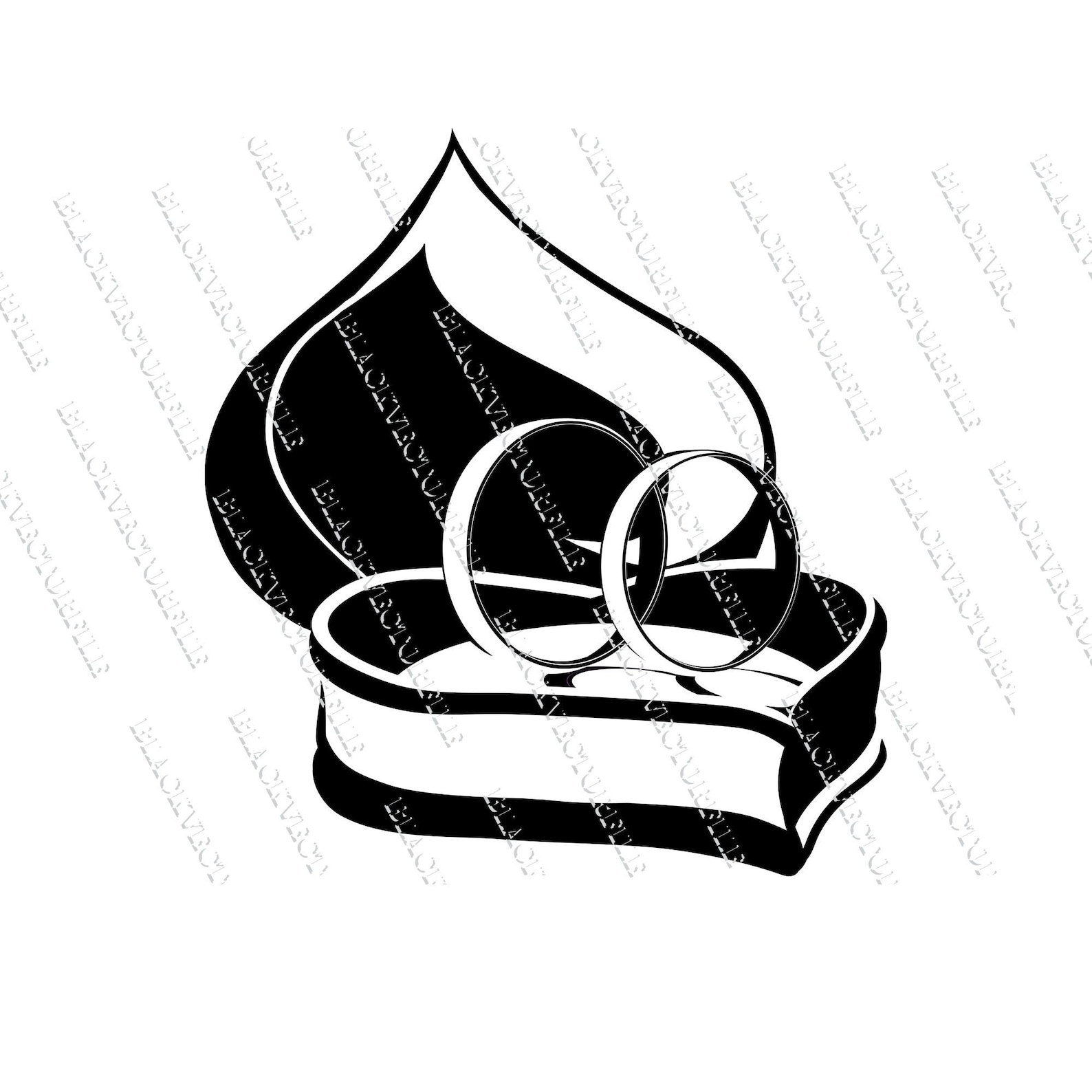 Wedding Rings Svg Png and Jpeg Eps Dxf Files Instant - Etsy