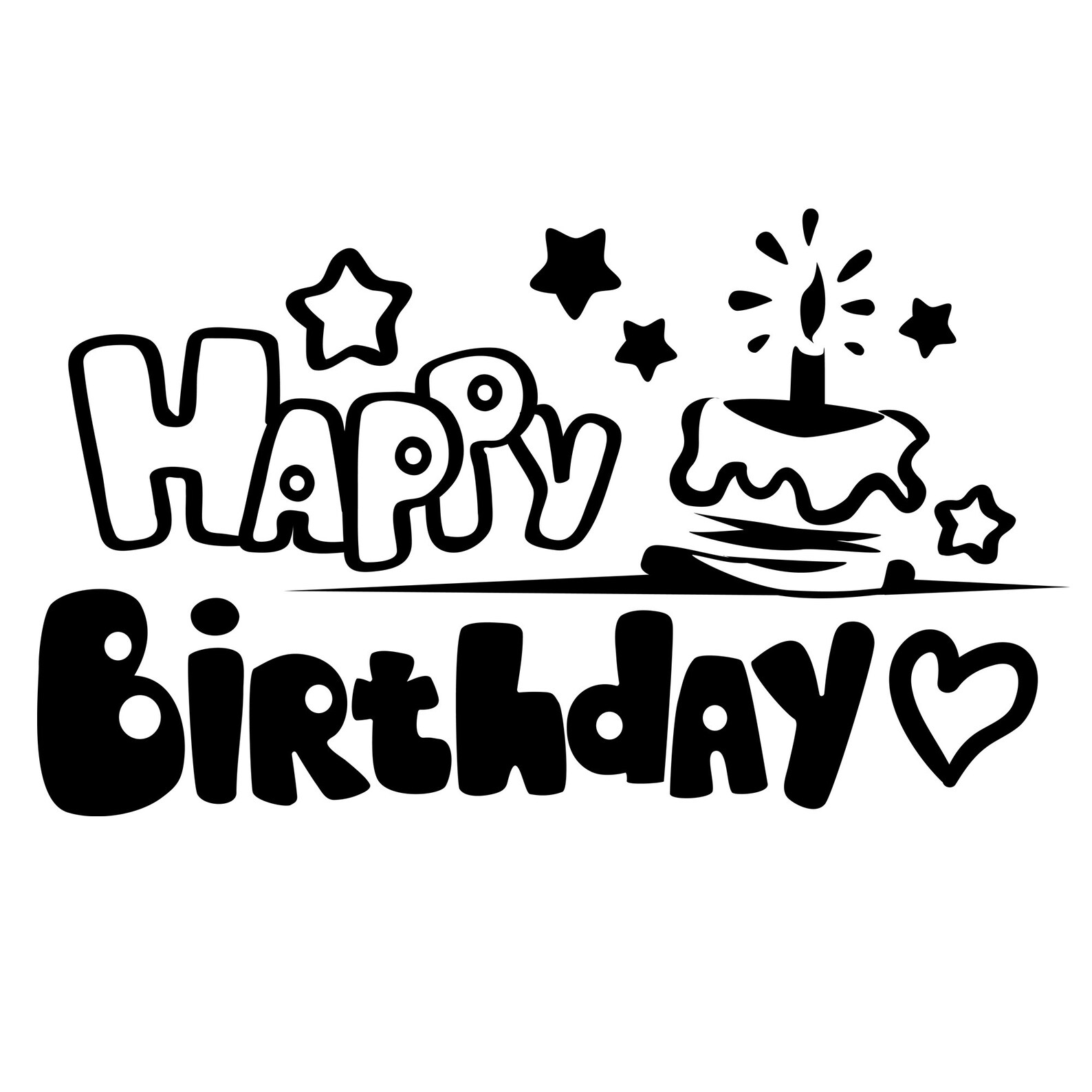 Alles Gute zum Geburtstag SVG, Png, Jpeg, Eps, Dxf-Dateien, sofortiger ...