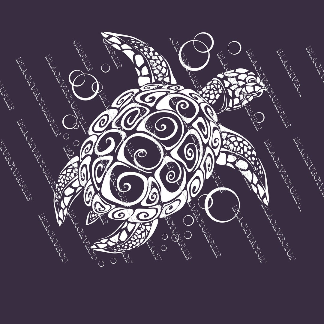 White Turtle Svg, Png and Jpeg, Eps, Dxf Files, Instant Download ...
