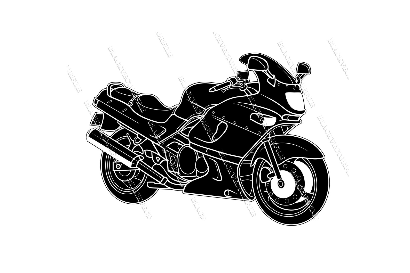 Motorcycle Svg Png and Jpeg Eps Files Instant Download - Etsy