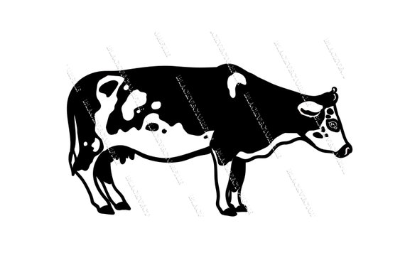 Cow Svg Png and Jpeg Animal Eps Files Instant Download Cow | Etsy