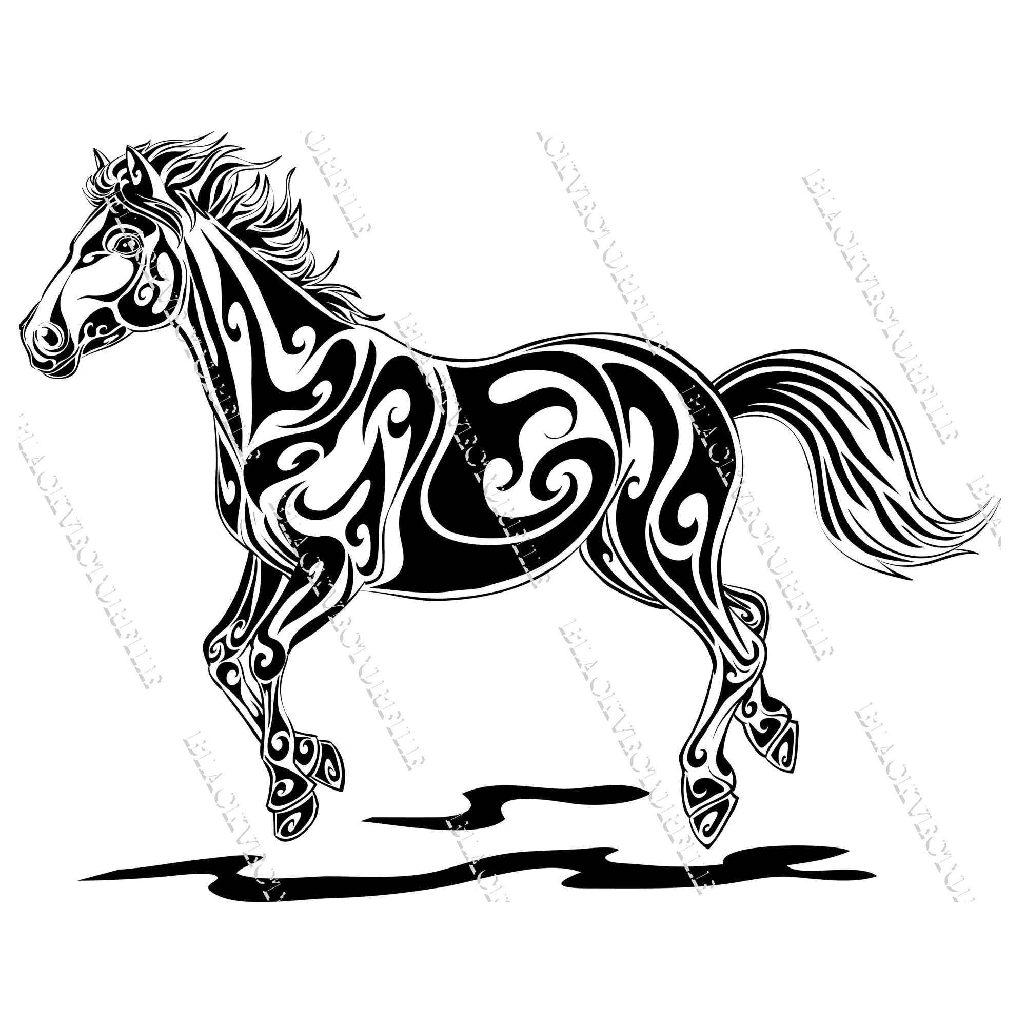 Horse Svg Png and Jpeg Eps Files Instant Download Vector - Etsy