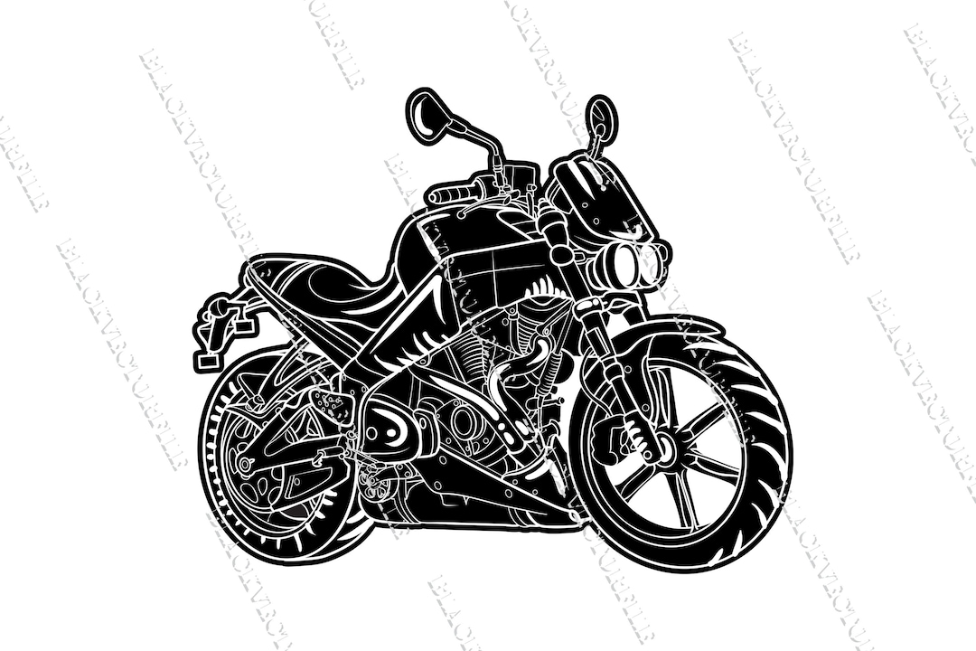 Motorcycle Svg, Png and Jpeg, Eps Files, Instant Download, Motorcycle ...
