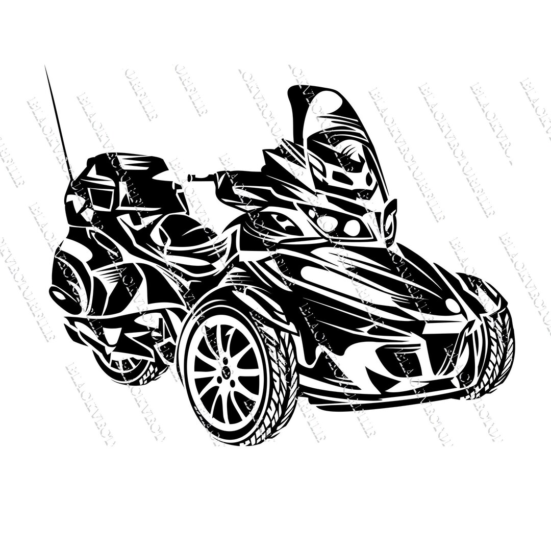 3-wheel Vehicles Svg, Png, Jpeg, Eps, Dxf Files, Instant Download ...